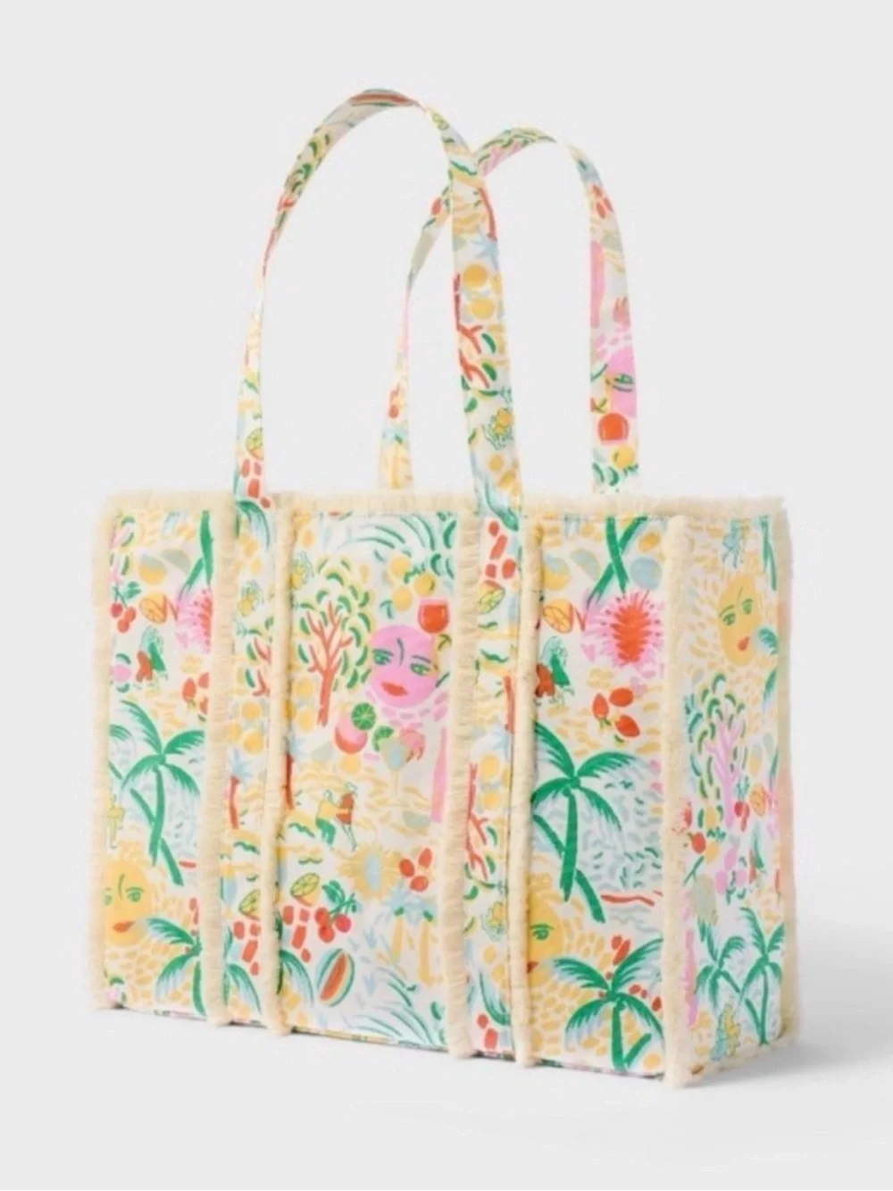 Roller Rabbit | Bags | Roller Rabbit X Target Canvas Tote Beach Bag ...